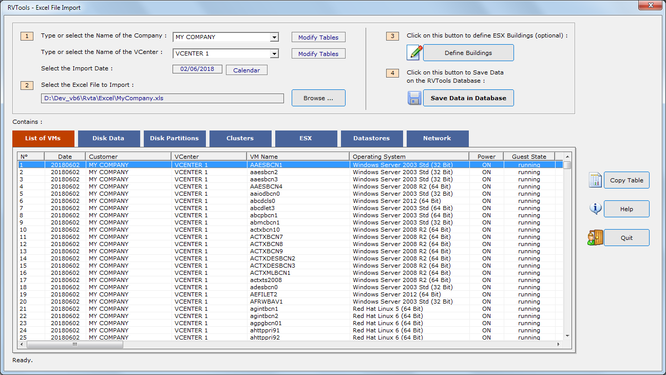 RVTools Analyser | Ymsoft